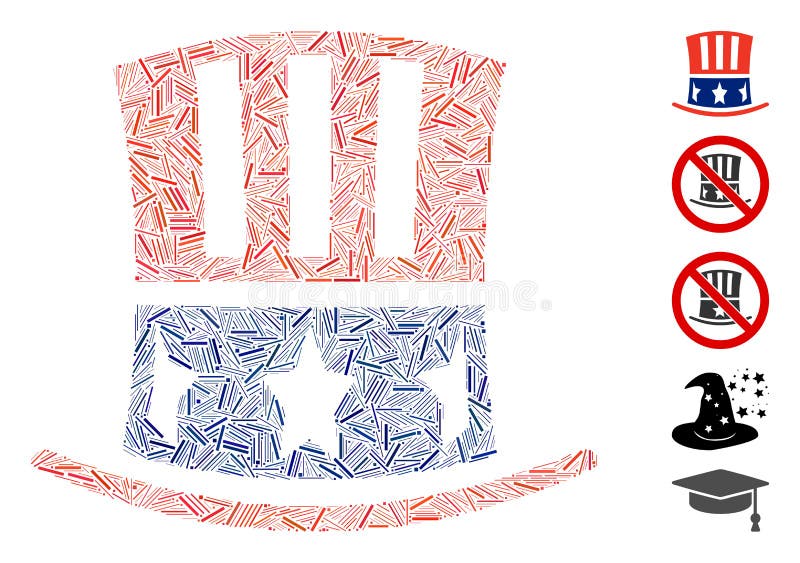 Hatch Collage Uncle Sam Hat Stock Illustrations – 4 Hatch Collage Uncle ...