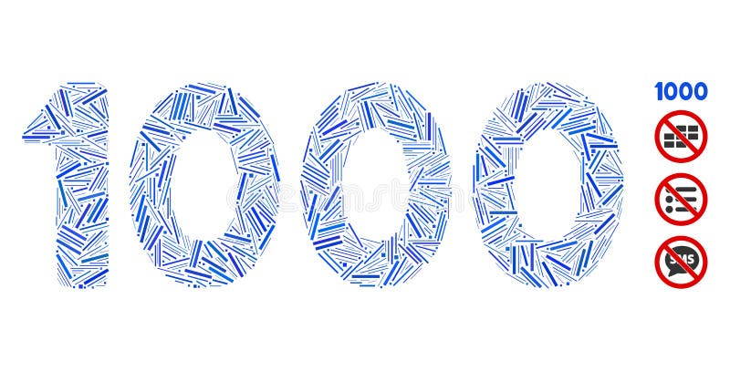 Set of 1000 Thin Line Icons Stock Vector - Illustration of element ...