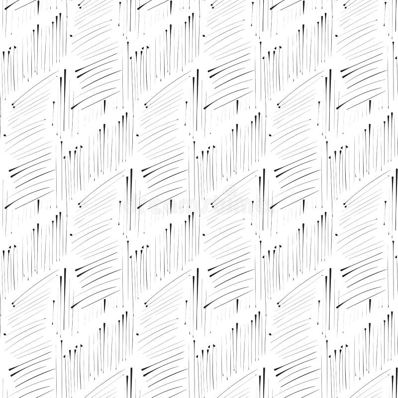 Hatch Ink Imitation Seamless Pattern Stock Vector - Illustration of ...