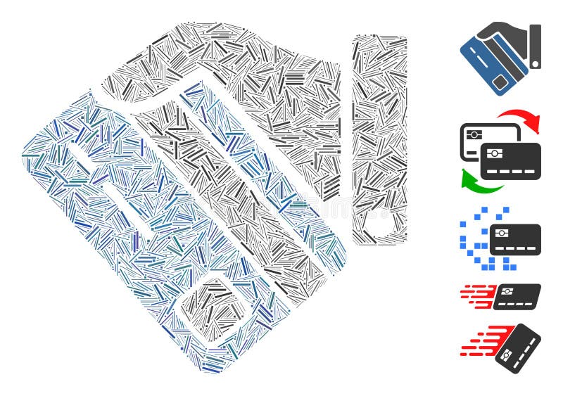 Hatch Mosaic Card Payment Icon Stock Photo - Image of combined, bank ...