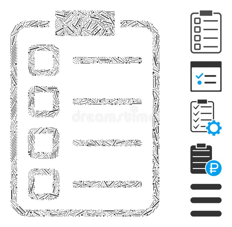 Mosaic Checklist Stock Illustrations – 613 Mosaic Checklist Stock ...