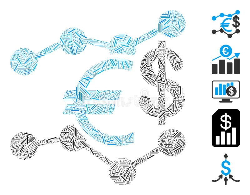 Hatch Mosaic Currency Trends Icon Stock Illustration - Illustration of ...