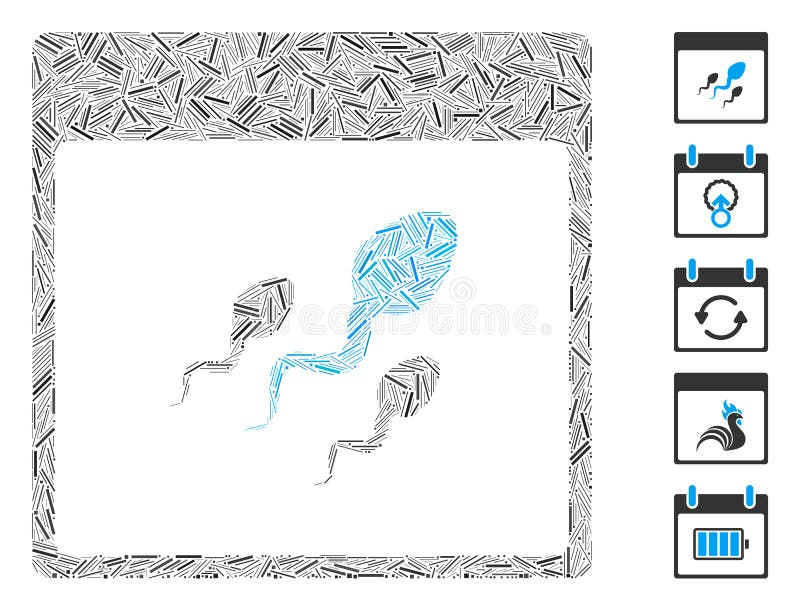 Hatch Mosaic Spermatozoids Calendar Page Icon Stock Illustration ... Hatch Mosaic Spermatozoids Calendar Page Icon Stock Illustration ...