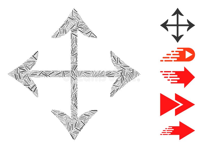 Hatch Move Icon Vector Mosaic Stock Illustration - Illustration of ...