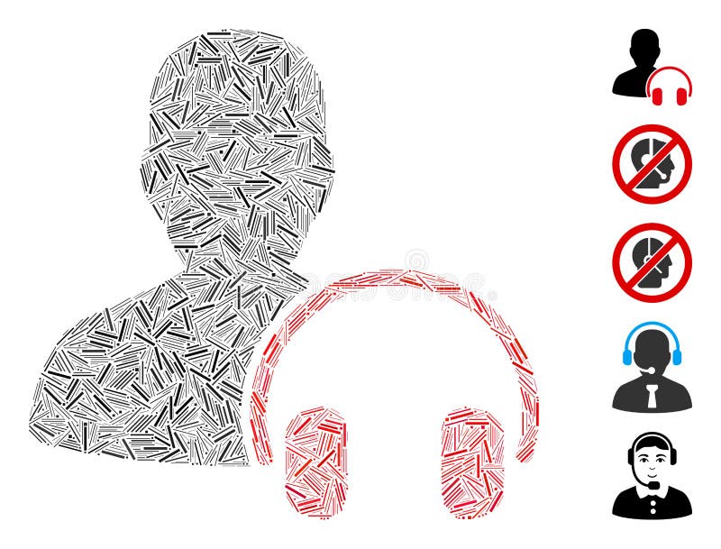 Hatch Operator Icon Vector Collage Stock Illustration - Illustration of ...