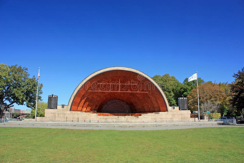 Hatch Shell bandstand stock photo. Image of concerts - 71096300