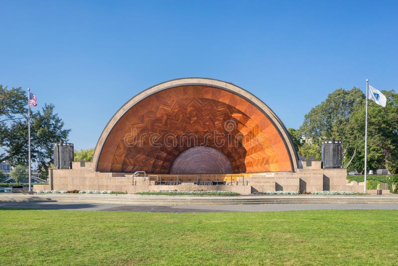 Hatch Shell bandstand stock photo. Image of concerts - 71096300