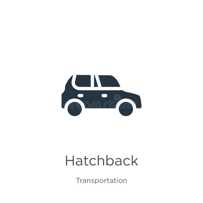 Hatchback Icon Vector. Trendy Flat Hatchback Icon from Transportation ...