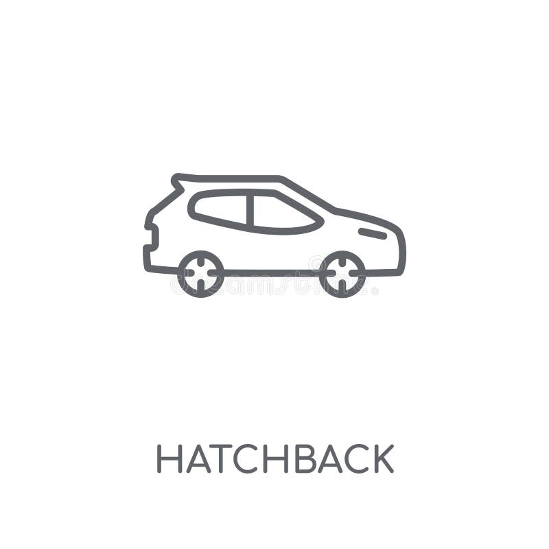 Hatchback Icon. Element Of Transport View From Above For Mobile Concept ...