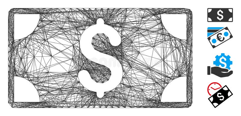 Hatched Dollar Banknote Vector Mesh Stock Vector - Illustration of ... Hatched Dollar Banknote Vector Mesh Stock Vector - Illustration of ...