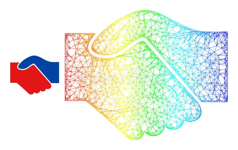 Handshake Mesh Stock Illustrations – 605 Handshake Mesh Stock ...
