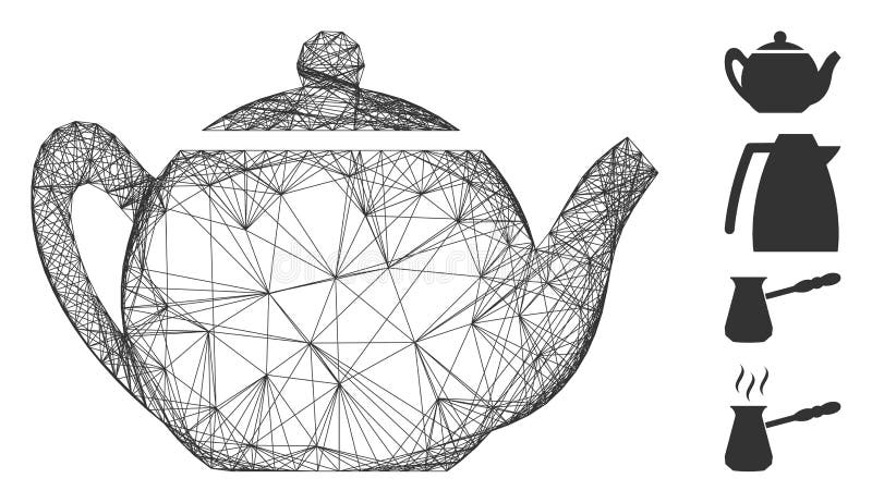 Teapot Wireframe Stock Illustrations – 44 Teapot Wireframe Stock ...