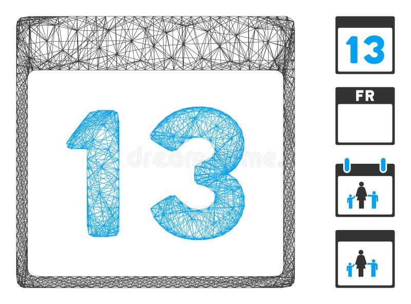 Hatched Thirteenth Calendar Page Vector Mesh Stock Illustration ... Hatched Thirteenth Calendar Page Vector Mesh Stock Illustration ...