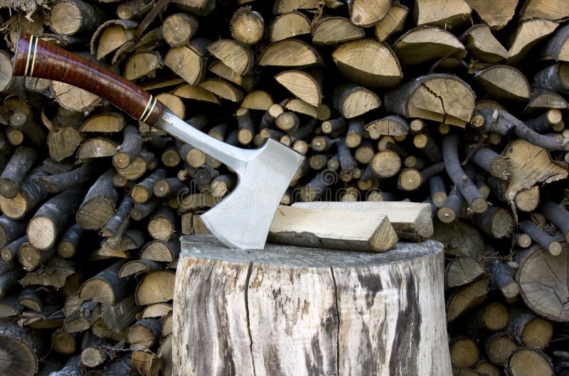 Hatchet Sticking Stump Stock Photos - Free & Royalty-Free Stock Photos ...
