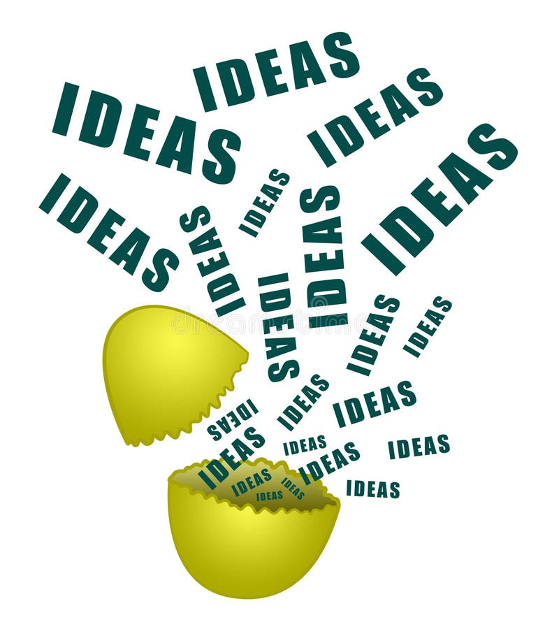 Hatching ideas stock illustration. Illustration of business - 26202109