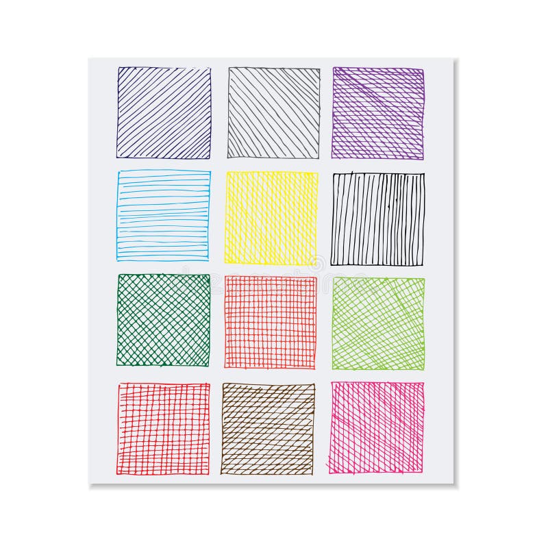 Set of Twelve Multi-colored Markers Location - Illustration Stock ...