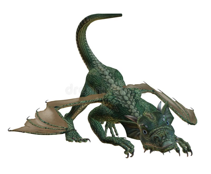 Hatchling Dragon stock illustration. Illustration of cartoon - 1973622