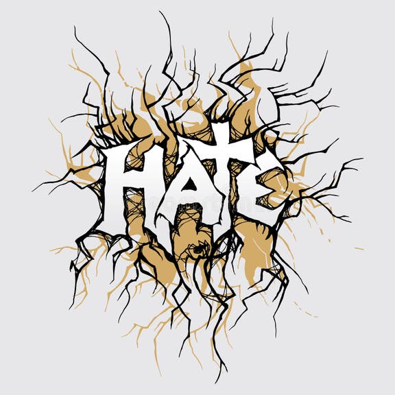 Hate Font Stock Illustrations – 689 Hate Font Stock Illustrations ...
