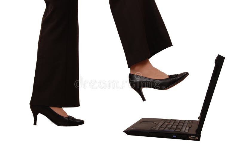 Computer Anger stock photo. Image of legs, laptop, anger - 21874008