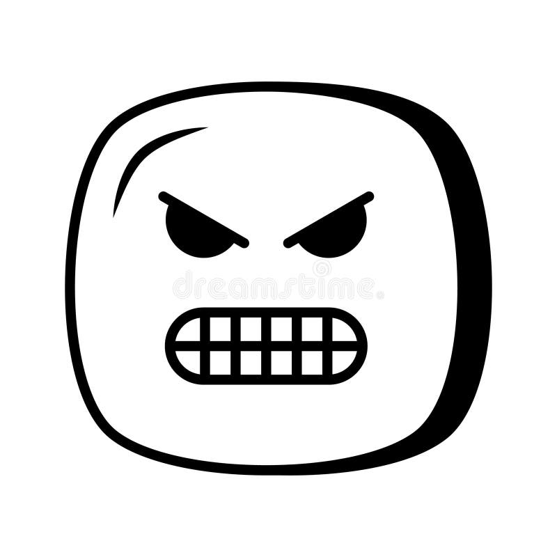 Hate Emoji Vector Design in Trendy Style, Ready To Use Icon Stock ...