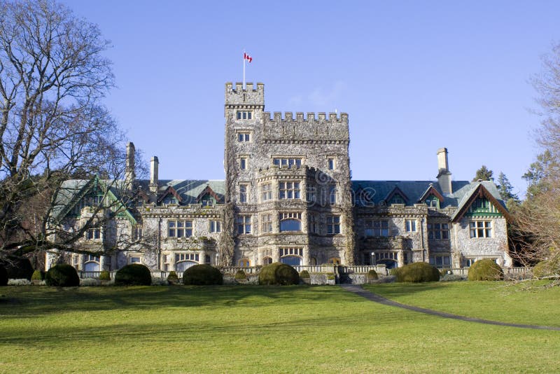 Hatley Park Castle stock image. Image of grounds, majestic - 4396847