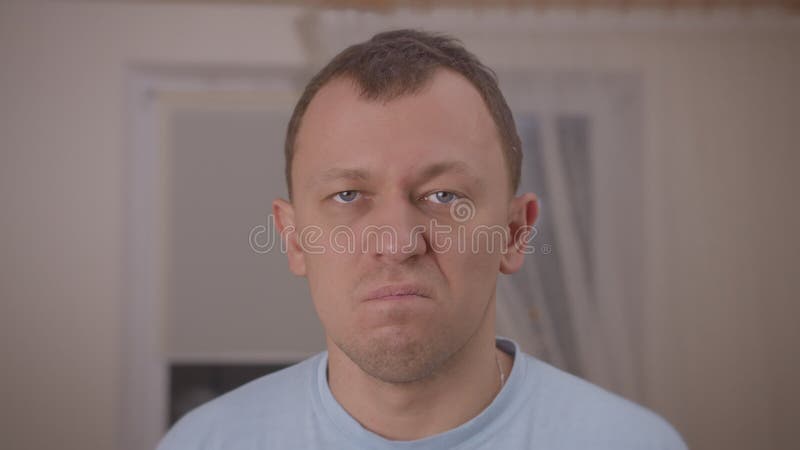 Hatred on the Face of a Young Man Stock Footage - Video of negative ...