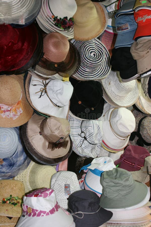 Hats stock image. Image of clothing, sale, forms, wear - 4245927