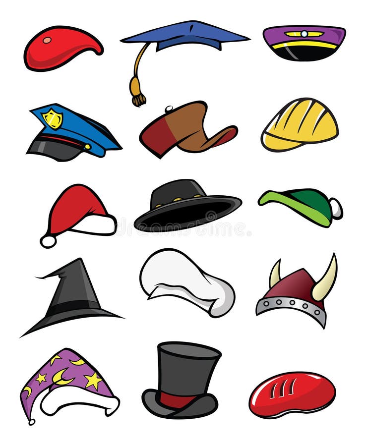 English Hats Clip Art