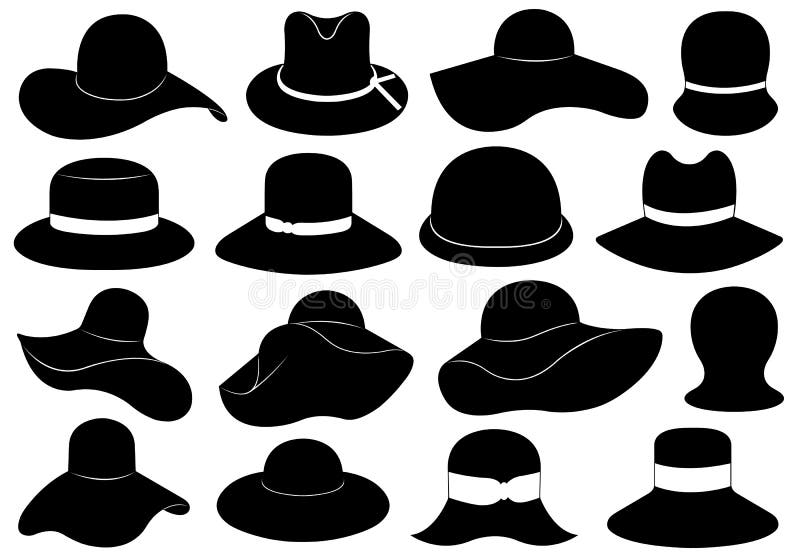 Hats illustration stock vector. Illustration of graphic - 72944095
