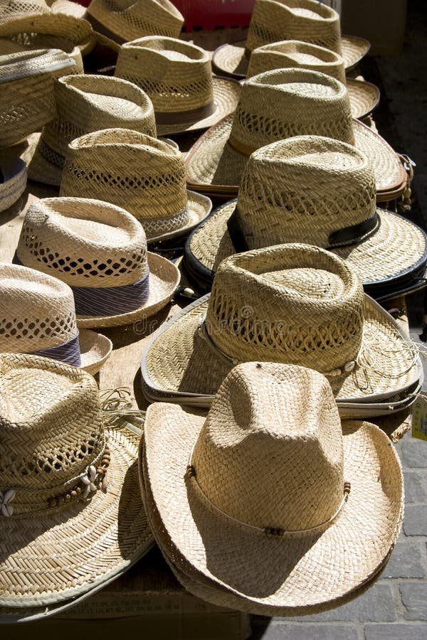 Hats in the market/shop stock image. Image of colorful - 91947877