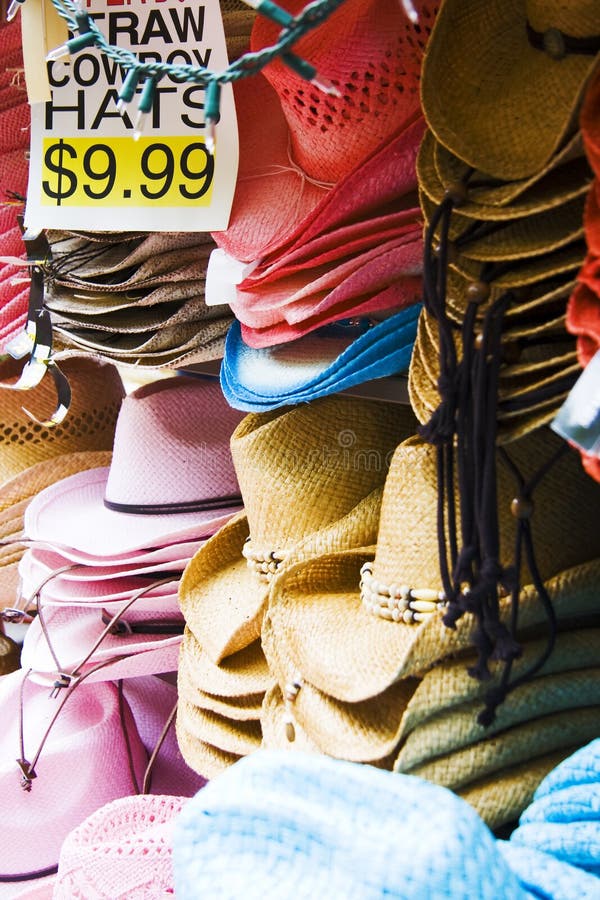 Hats for sale stock photo. Image of shopping, price, stand - 2375422