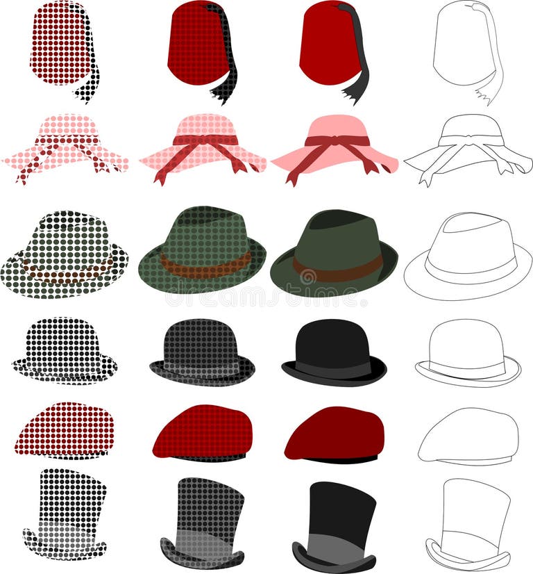 Style Cowboy Hats Stock Illustrations – 794 Style Cowboy Hats Stock ...