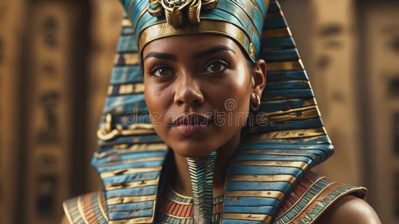 Hatshepsut is a Female Pharaoh of Egypt. Stock Footage - Video of ...