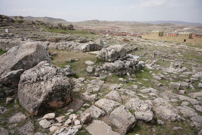 Hattusa Ancient City in Corum, Turkiye Stock Image - Image of heritage ...