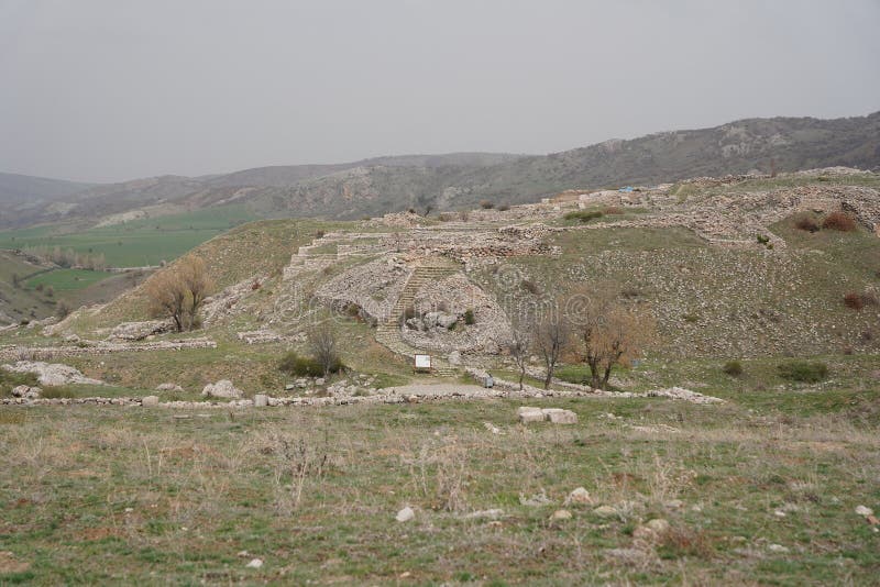 Hattusa Ancient City in Corum, Turkiye Stock Image - Image of turkiye ...