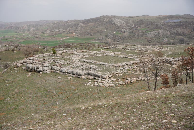 Hattusa Ancient City in Corum, Turkiye Stock Photo - Image of ...