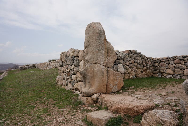 Hattusa Ancient City in Corum, Turkiye Stock Photo - Image of ruin ...