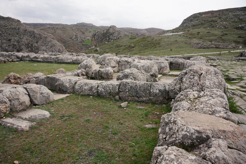Hattusa Ancient City in Corum, Turkiye Stock Image - Image of bogazkale ...