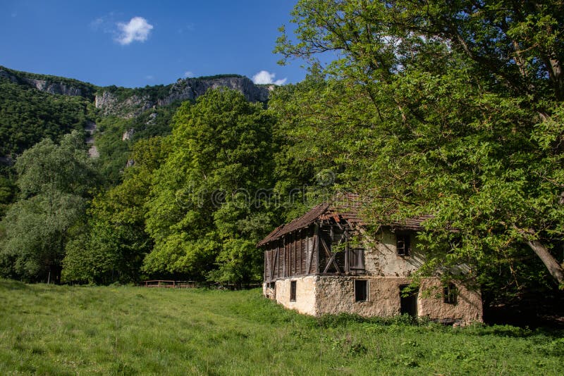 Haunted Abounded Empty Old House on Country Side, at the End of ...