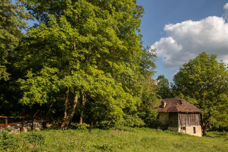 Haunted Abounded Empty House on Country Side, at the End of Deserted ...