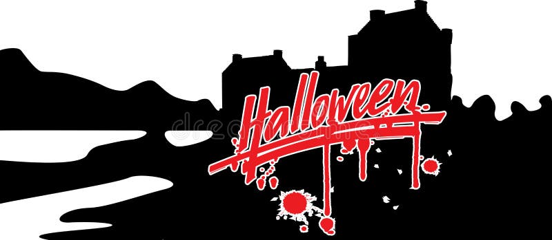 Haunted castle halloween stock vector. Illustration of historic - 16202824