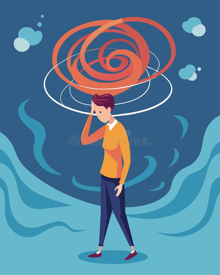 Haunted by the Chaotic Swirls of Their Programmed Mind the Figure ...