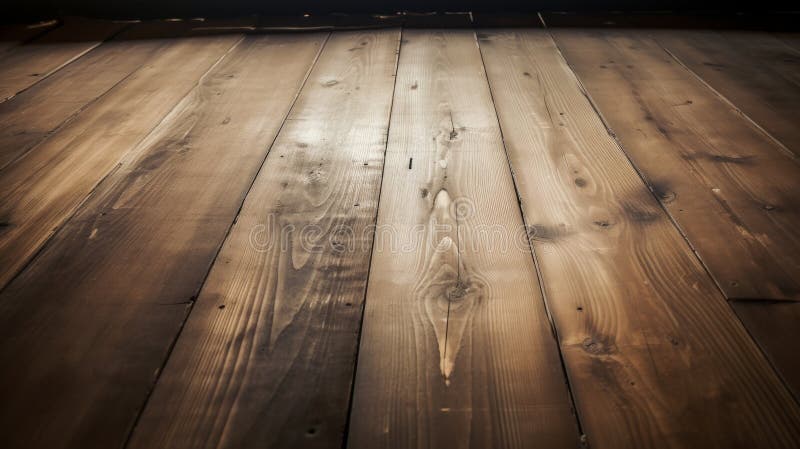 Haunted Footsteps on a Creaky Wooden Floor Stock Illustration ...