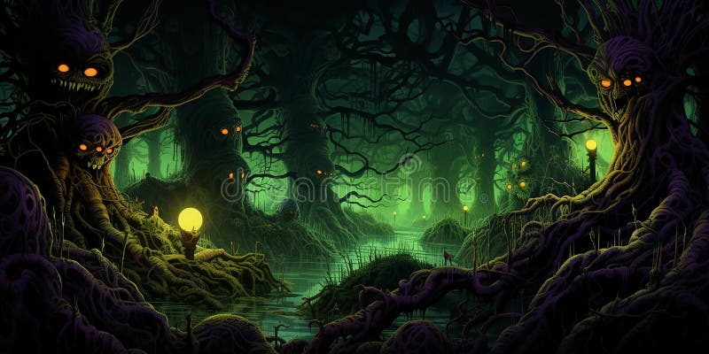 A Haunted Forest with Animated Trees, Giggling Ghosts, and Curious ...