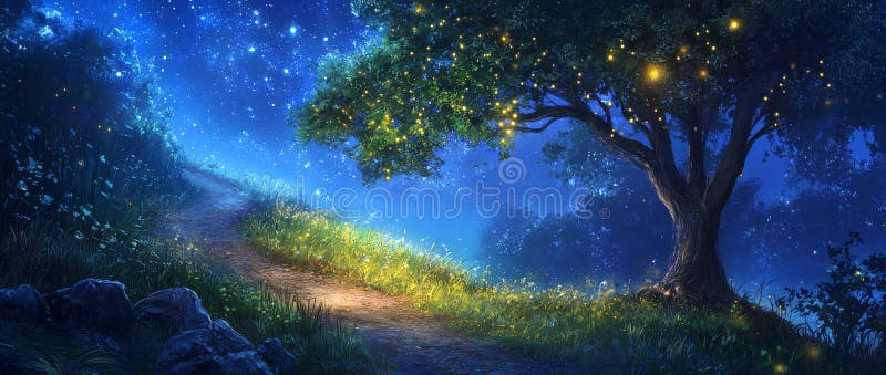 Haunted Forest Concept with Elegant Twisted Trees Enveloping in Mist ...