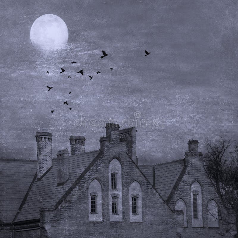 Haunted house stock photo. Image of poland, cottage, rooftops - 83261600
