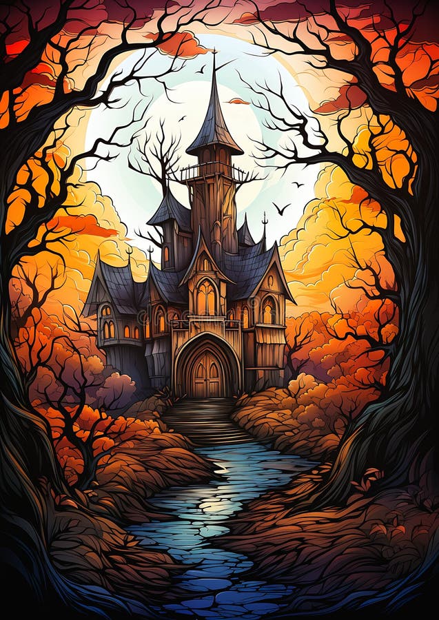 Haunted Mansion Interior Stock Illustrations 771 Haunted Mansion