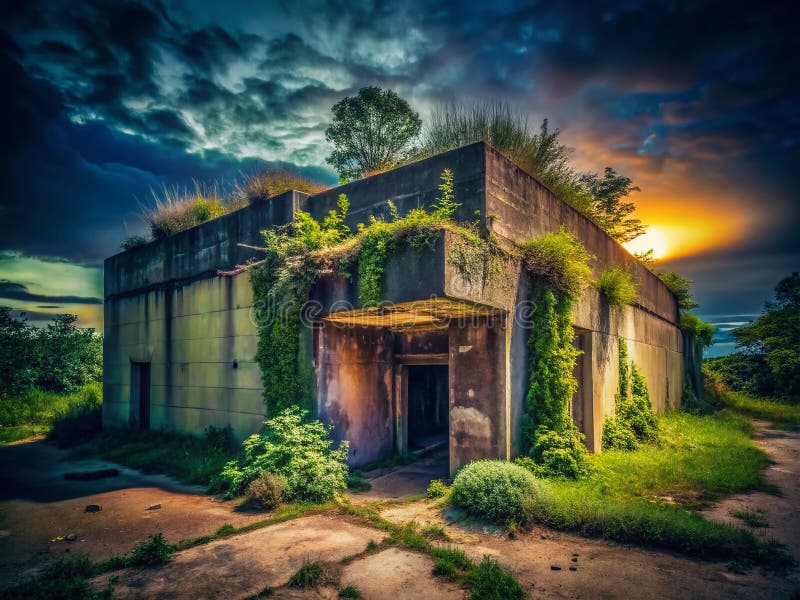 Bunker Red Light Font. stock illustration. Illustration of metal ...