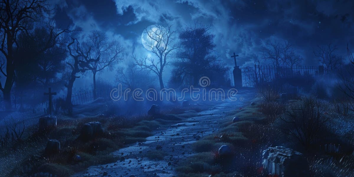 Haunted Pathway Stock Illustrations – 715 Haunted Pathway Stock ...