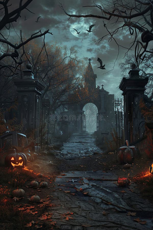 Haunted Pathway Stock Illustrations – 715 Haunted Pathway Stock ...